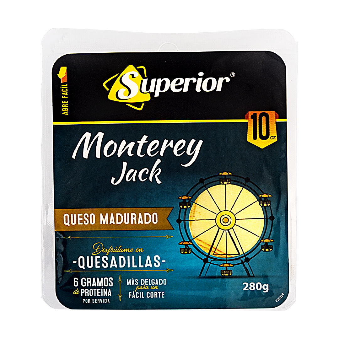 SUPERIOR QUESO MONTERREY JACK 280GR