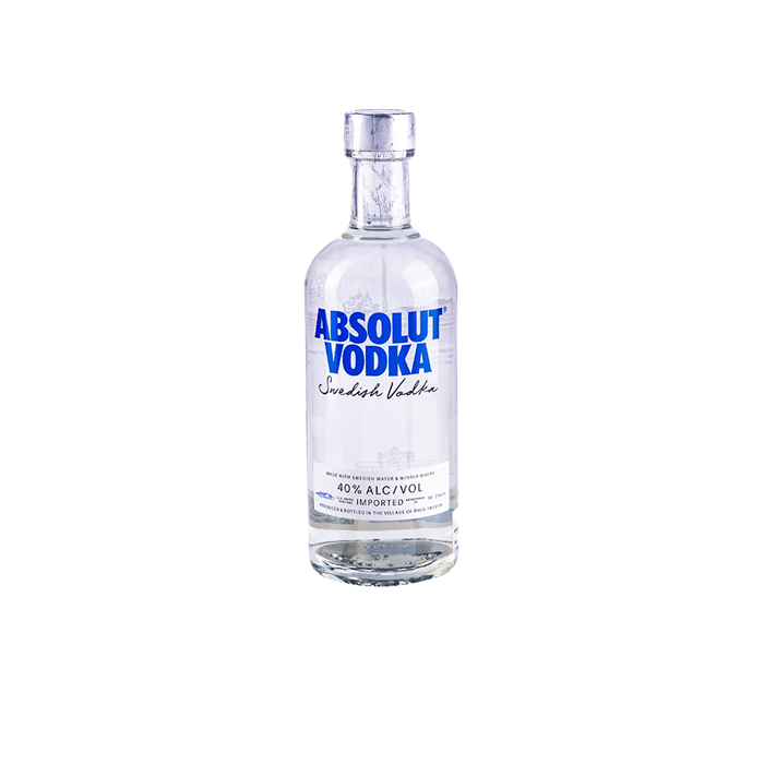 VODKA ABSOLUT 24/375 ML.(1/2 BOT)