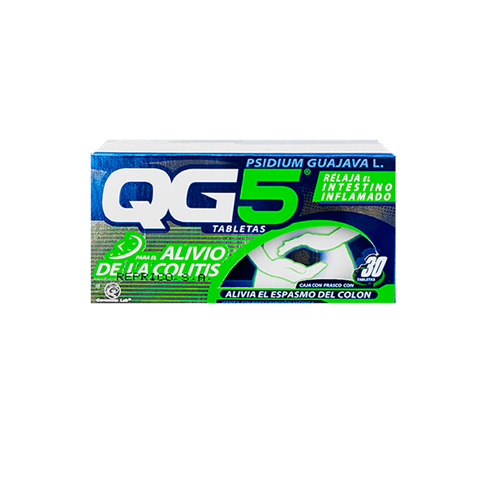 Qg5 Psidium Guajava L. 30 Tabletas 1 frasco - Super 99