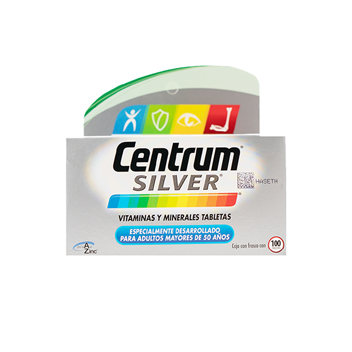 Centrum Silver 100 tabletas 1 frasco - Super 99