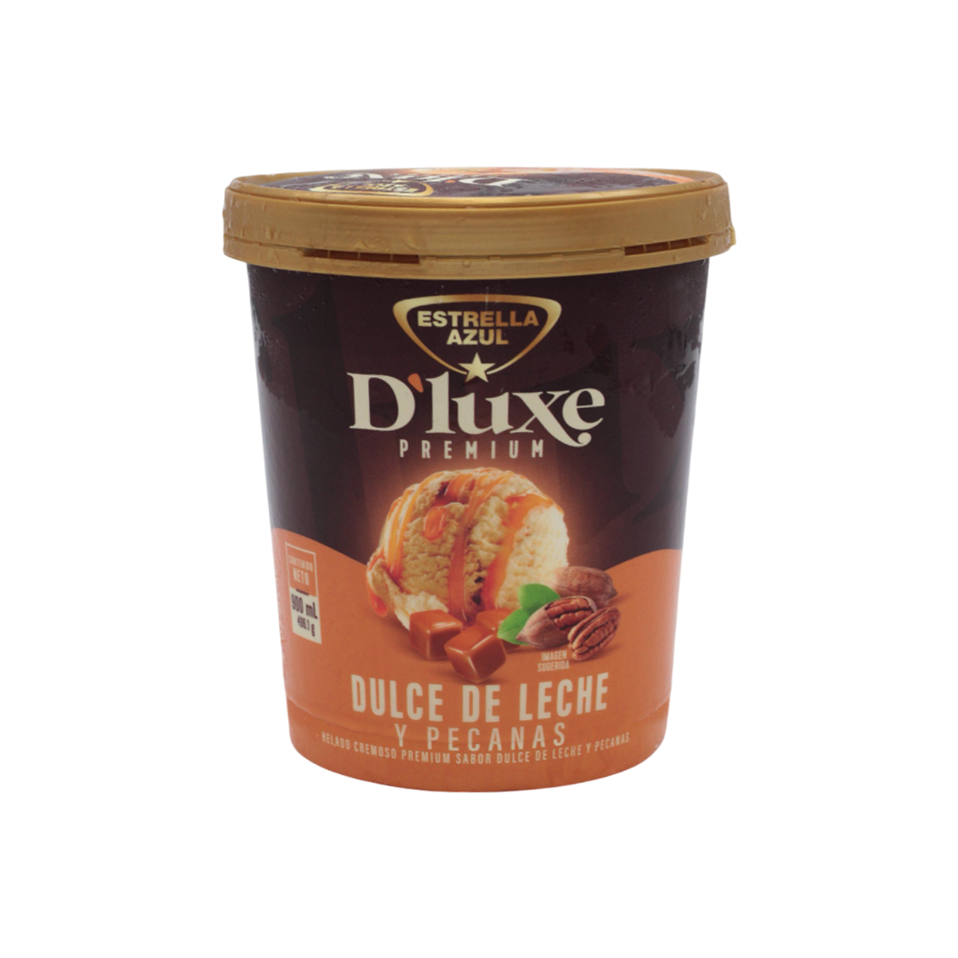 Estrella Azul Helado Dluxe Dulce Leche 900ml