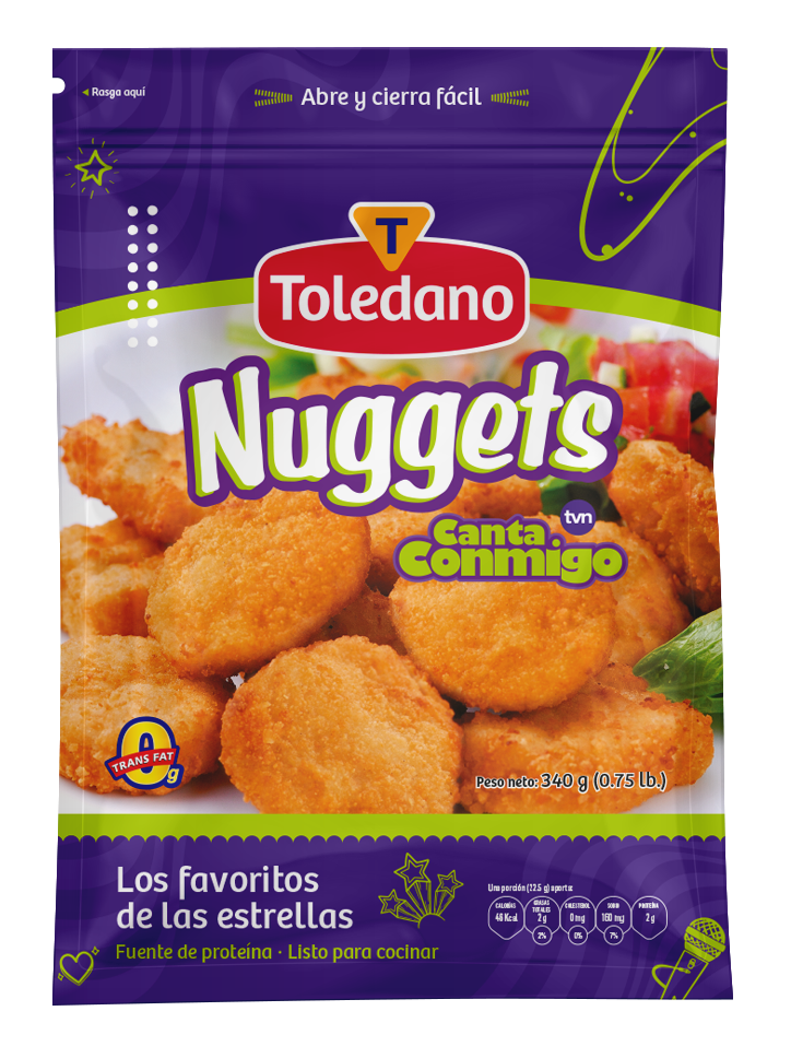 Toledano Nuggets de Pechuga de Pollo 340 g - Super 99